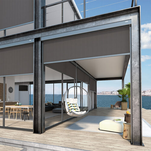 Store vertical extérieur - Menuiserie Jean Delmas